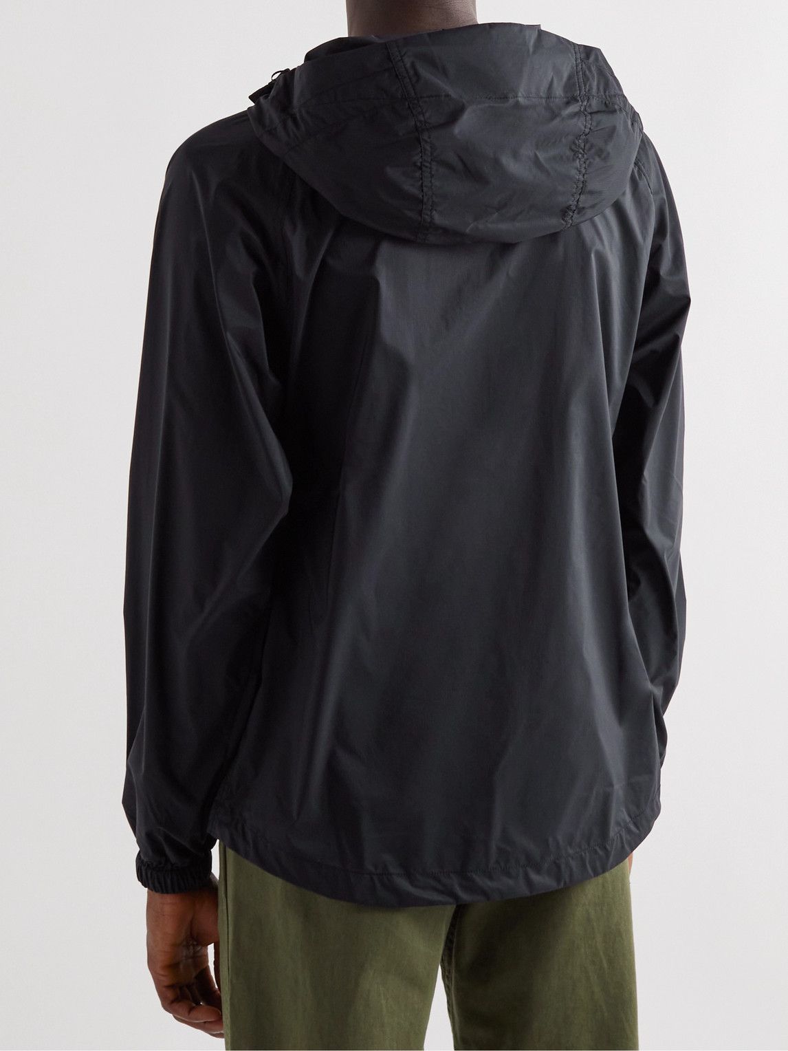 CAYL - Logo-Print Buckled Nylon-Ripstop Hooded Jacket - Black CAYL