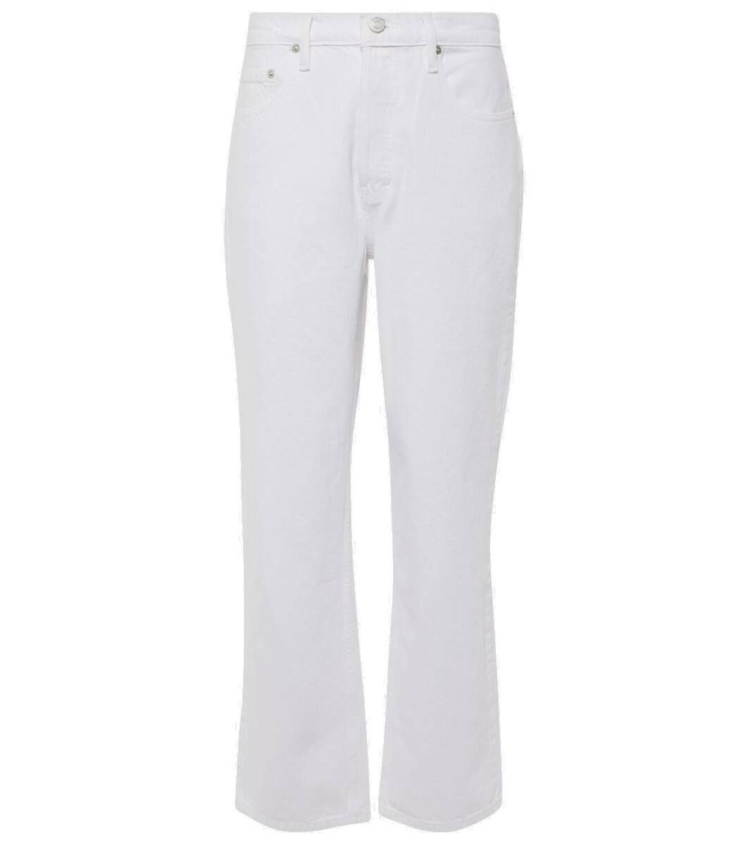 Frame Slouchy high-rise straight jeans Frame Denim