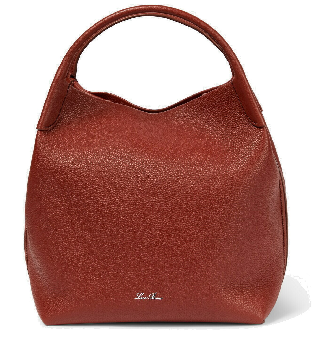 Loro Piana Bale Medium leather tote bag Loro Piana