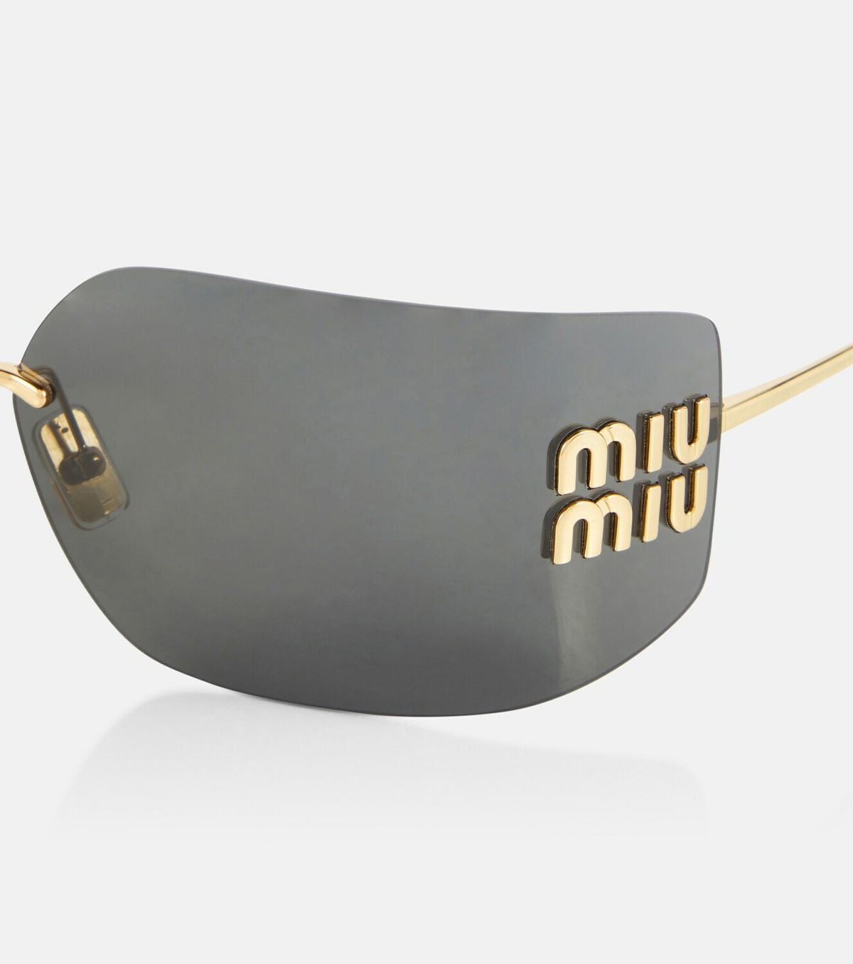 Miu Miu Logo rectangular sunglasses Miu Miu