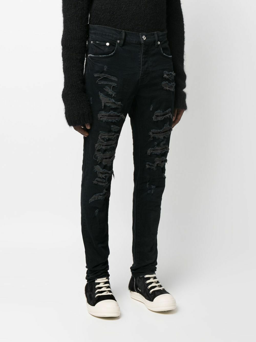 PURPLE BRAND - Cotton Denim Jeans Purple Brand