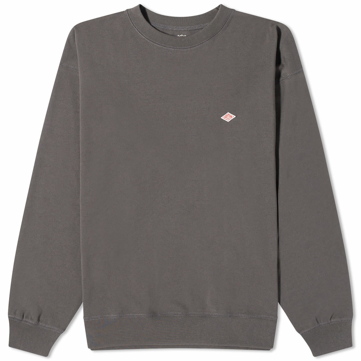 Danton Men's Logo Crew Sweater in Coal Grey Danton