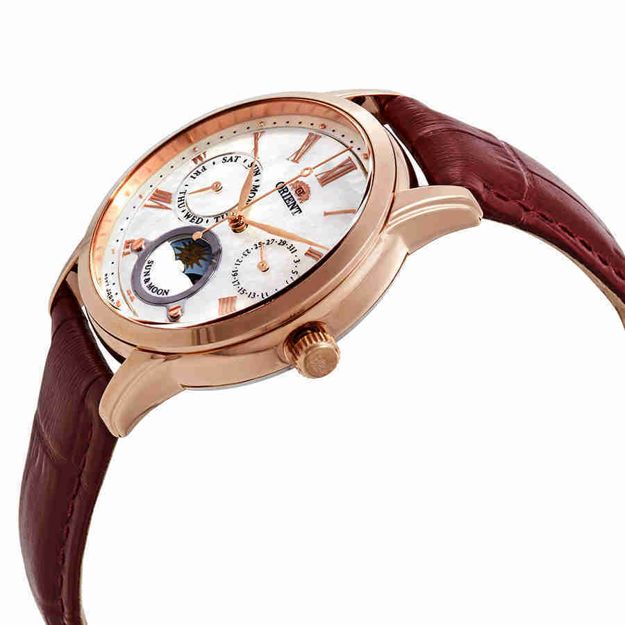 Orient Classic Sun and Moon Open Heart Ladies Watch RA-KA0001A10B Orient