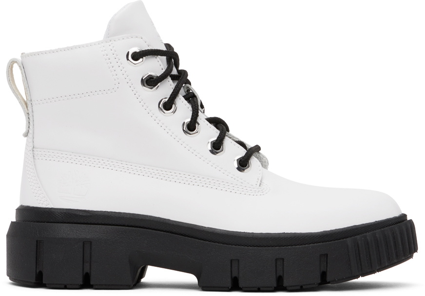 Timberland White Greyfield Boots Timberland