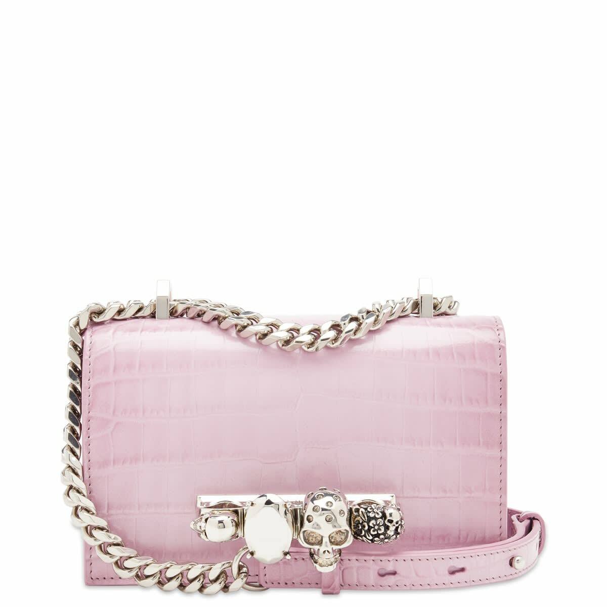 Alexander McQueen Women's Mini Jewel Satchel in Antic Pink Alexander ...