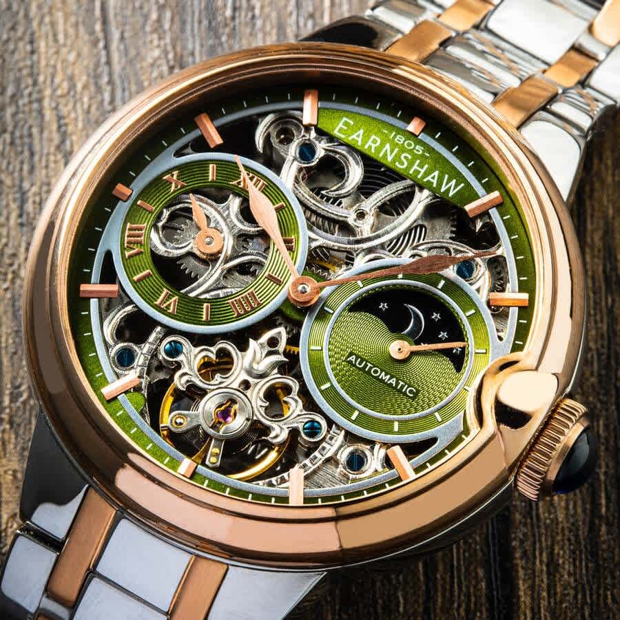 Thomas Earnshaw Barallier Sun Moon Dual Time Chronograph Automatic ...