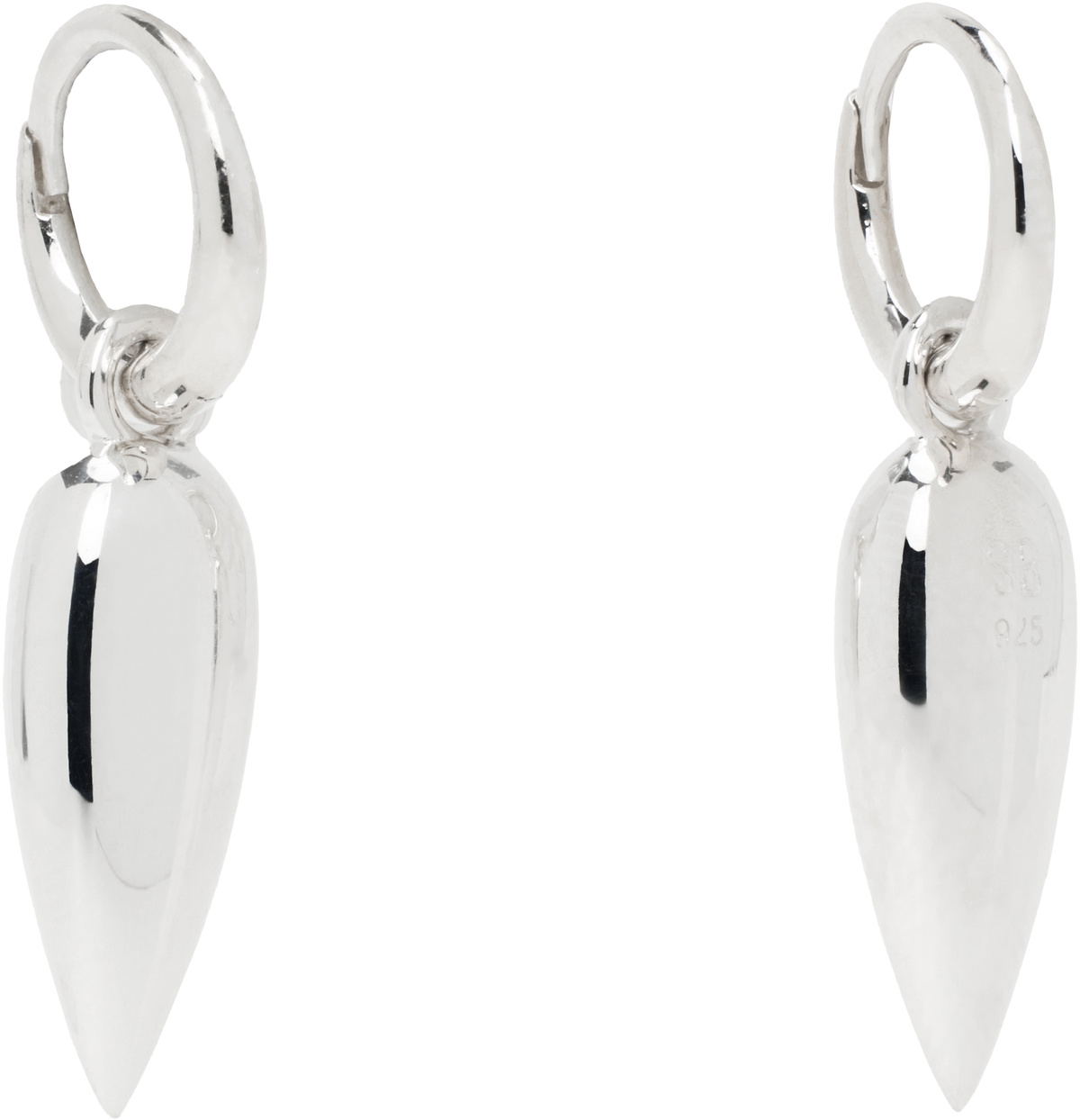 Sophie Buhai Silver Tiny Spear Hoop Earrings Sophie Buhai