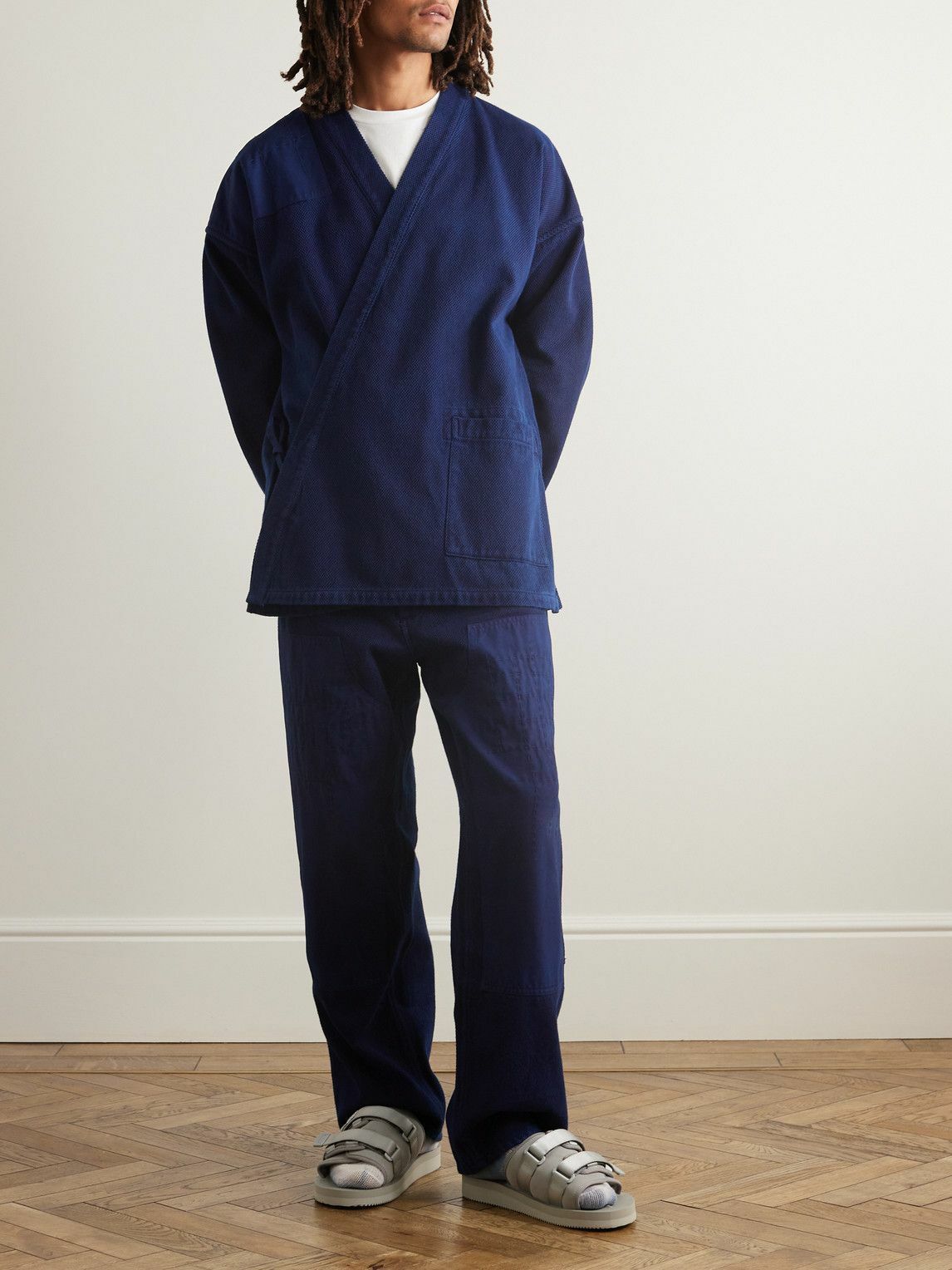 Blue Blue Japan - Cotton Jacket - Blue Blue Blue Japan