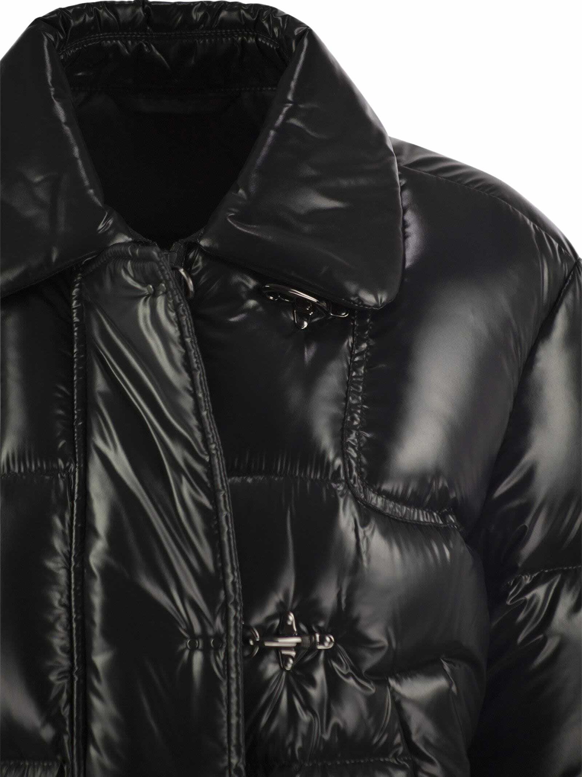 Fay 3 Hooks Cropped Down Jacket Fay