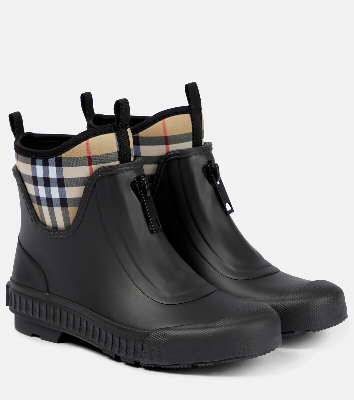 Burberry - Vintage Check rubber boots Burberry