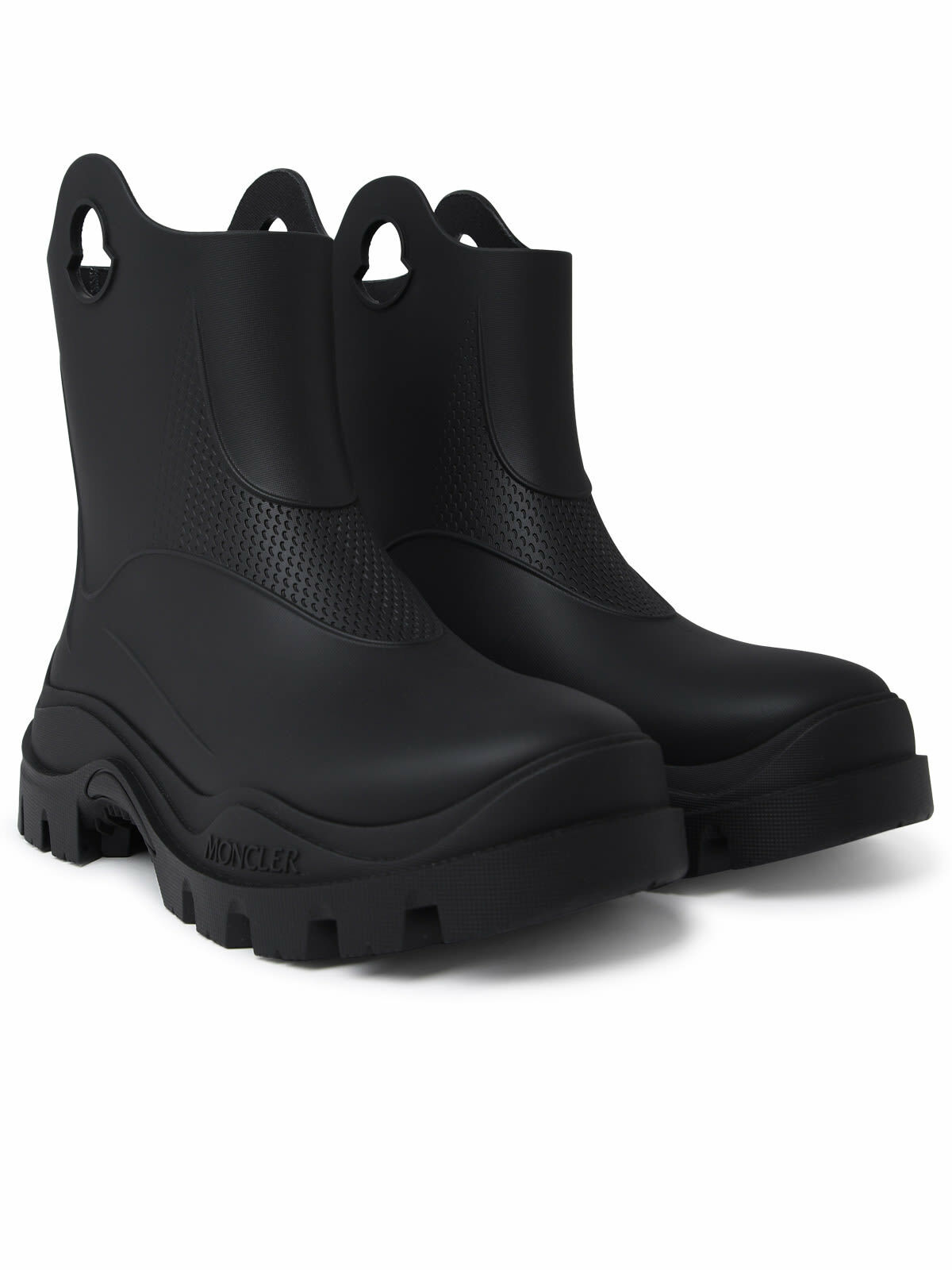 Moncler misty Black Pvc Rain Boots Moncler