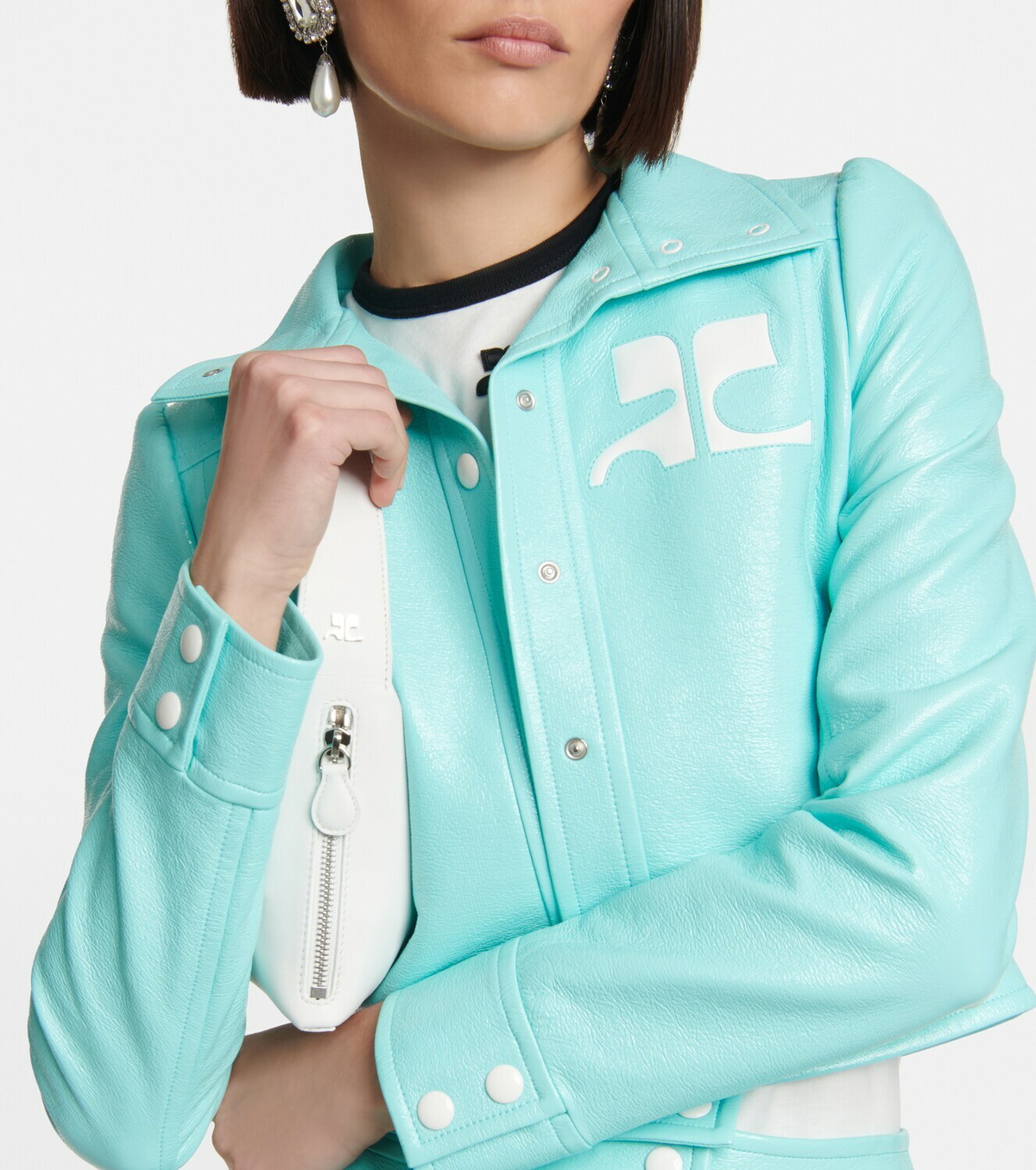 Courreges - Re-Edition vinyl jacket Courreges