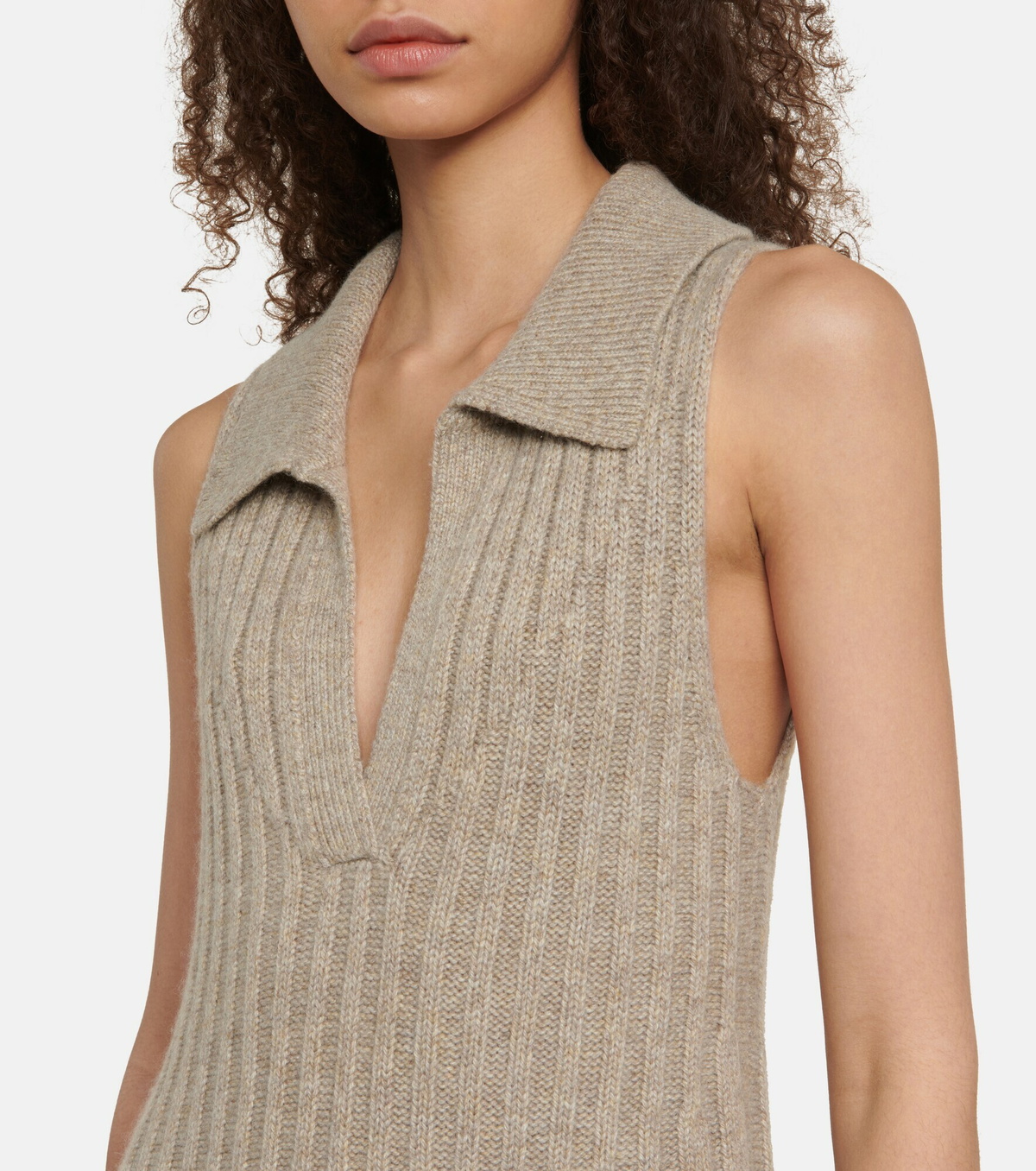 Khaite - Giselle cashmere polo maxi dress Khaite