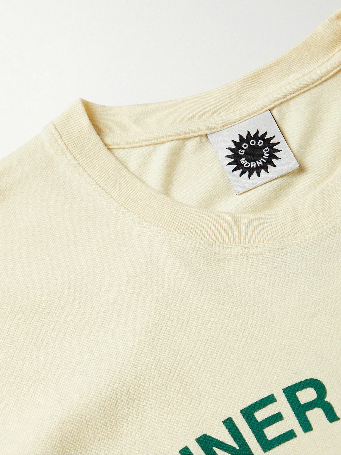 GOOD MORNING TAPES - Inner Peace Printed Organic-Cotton Jersey T-Shirt ...