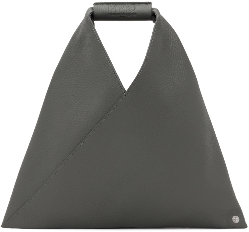 MM6 Maison Margiela Gray Triangle Tote MM6 Maison Margiela