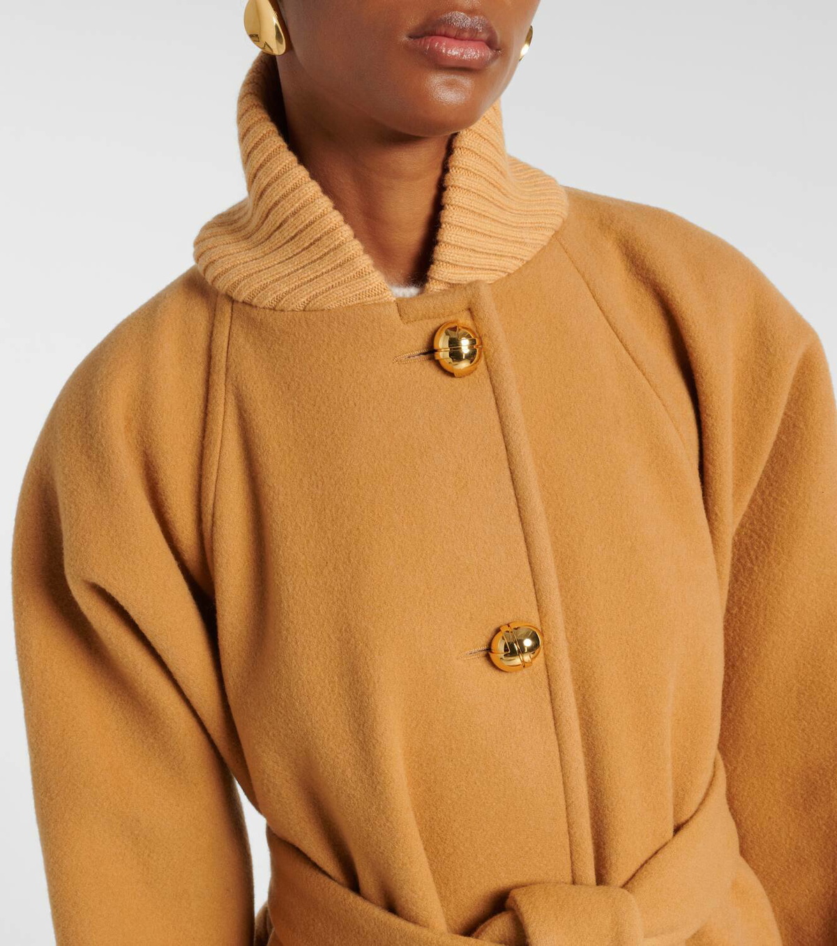 Patou Oversized wool-blend coat Patou