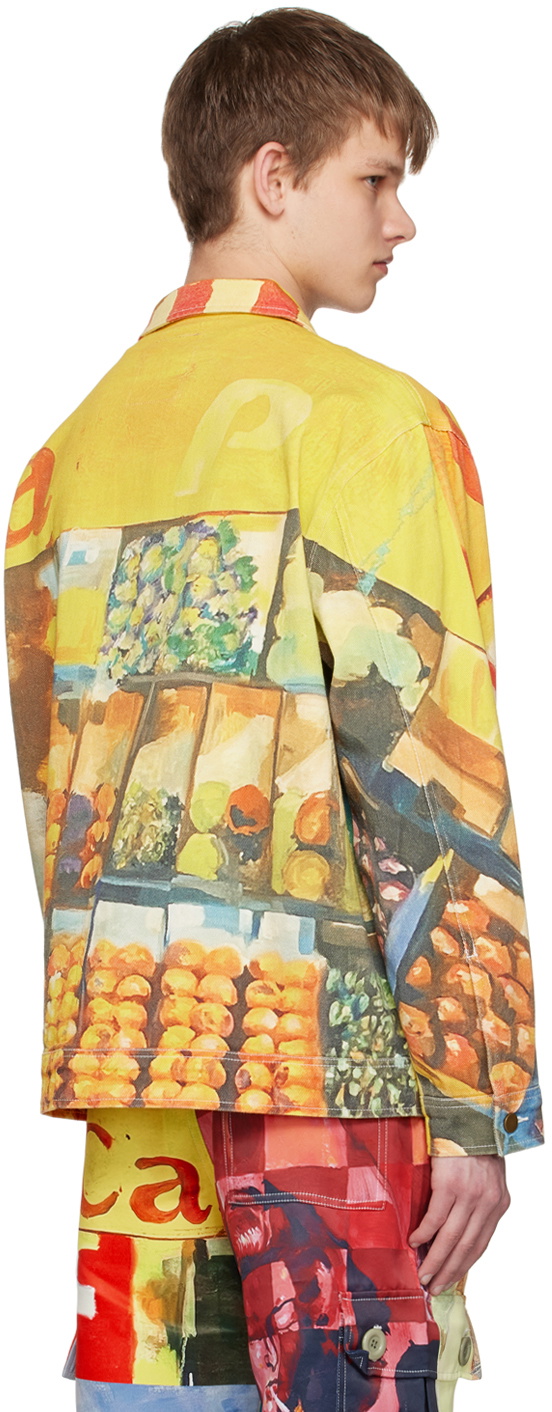 KidSuper Yellow 'La Casa' Denim Jacket KidSuper