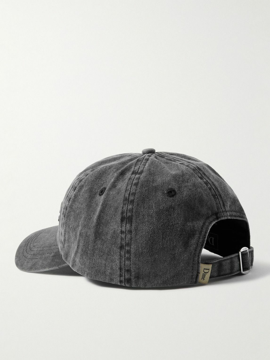 DIME - Logo-Embroidered Washed Cotton-Twill Baseball Cap Dime