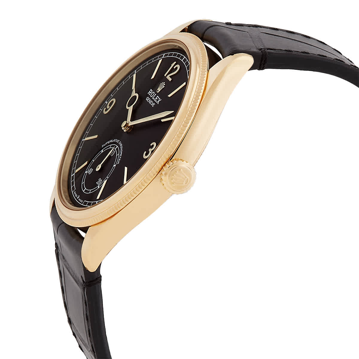 Rolex 1908 Black Dial Unisex Watch 52508-0002 Rolex