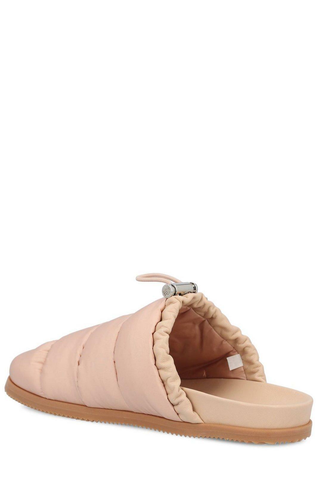 Moncler Logo Patch Padded Slippers Moncler