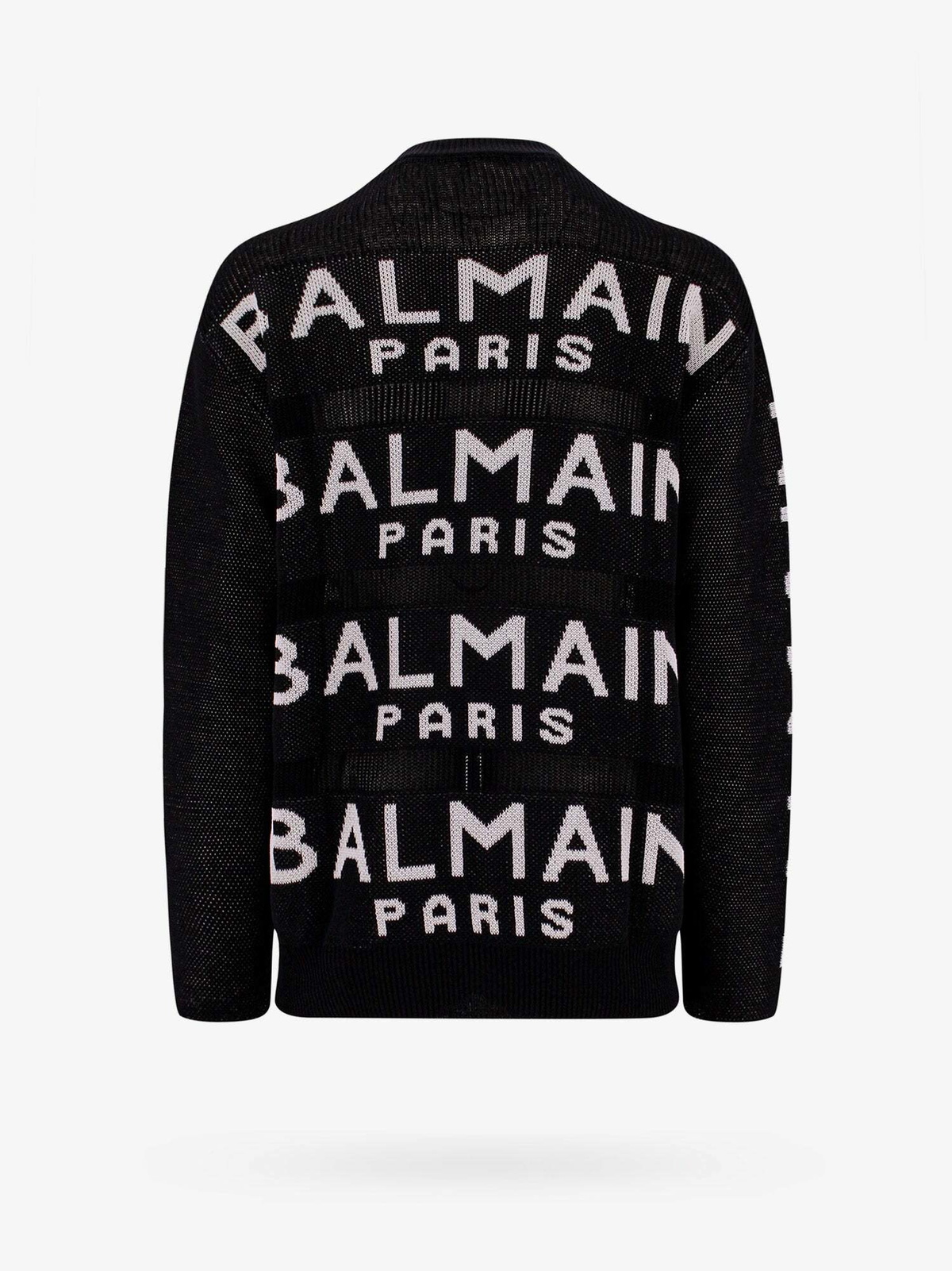 Balmain Sweater Black Mens Balmain