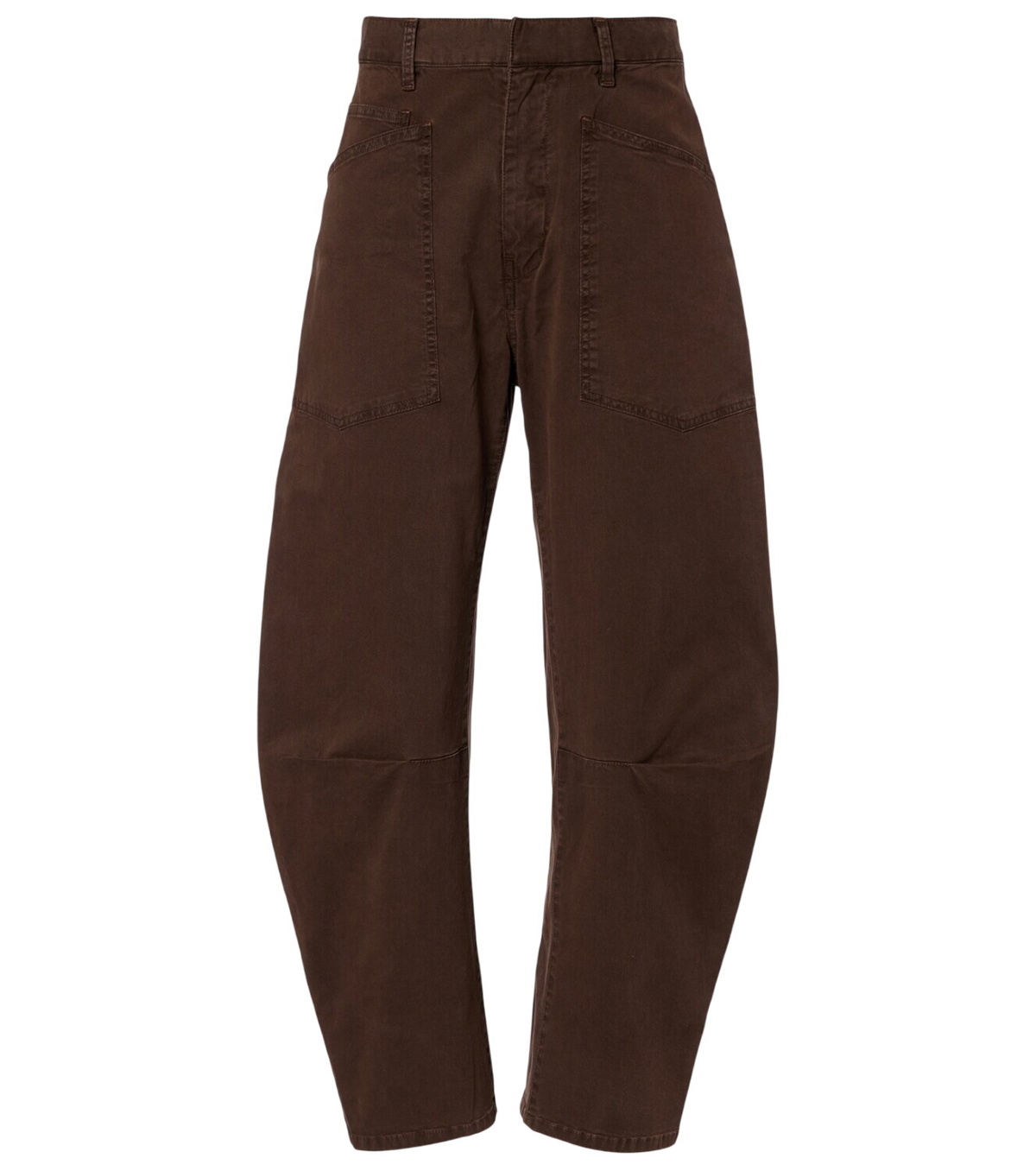 Nili Lotan Shon cotton twill barrel-leg pants Nili Lotan