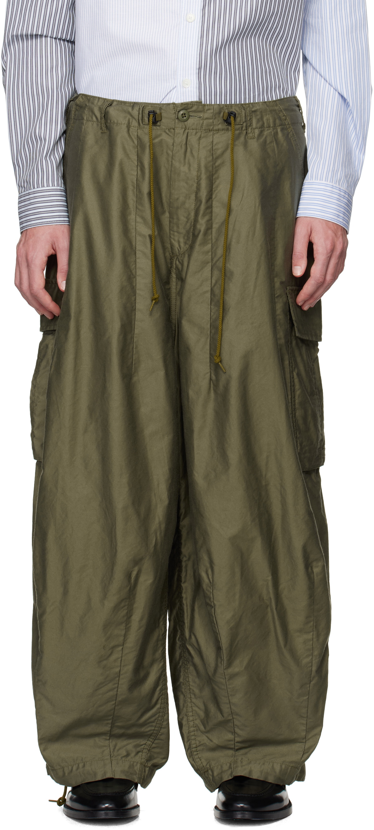 NEEDLES Khaki H.D. Trousers Needles
