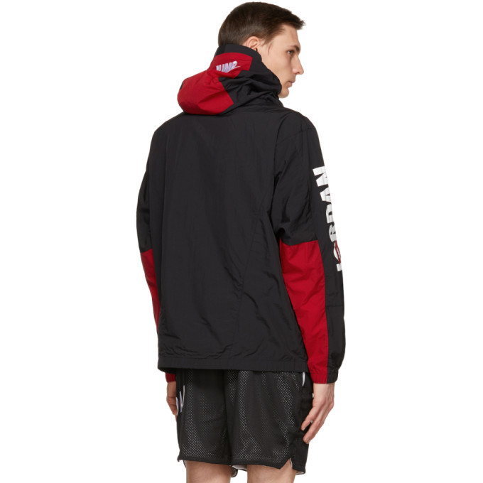 Nike Jordan Black and Red Jumpman Air Classics Jacket Nike Jordan Brand