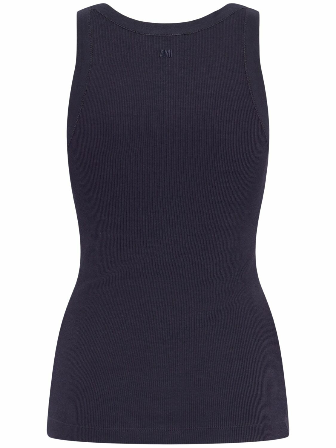 AMI PARIS Adc Stretch Cotton Jersey Tank Top AMI