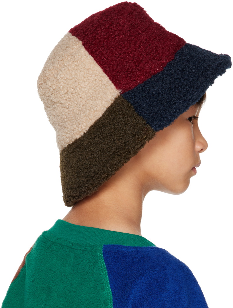 Bobo Choses Kids Multicolor Color Block Bucket Hat Bobo Choses