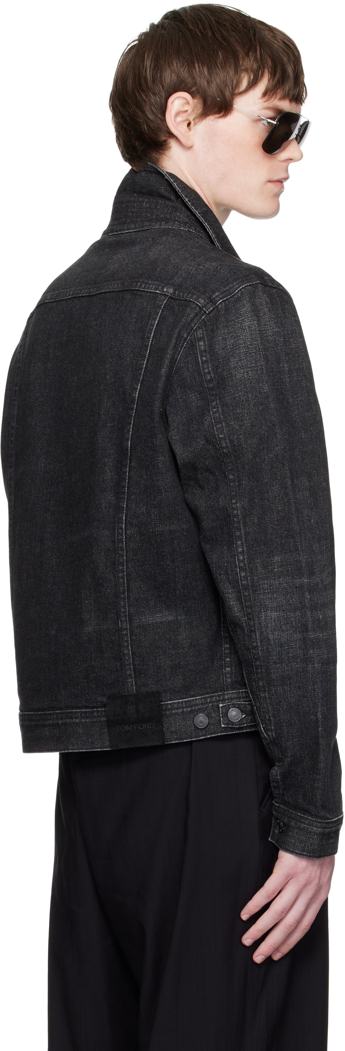 TOM FORD Black Icon Selvedge Denim Jacket TOM FORD