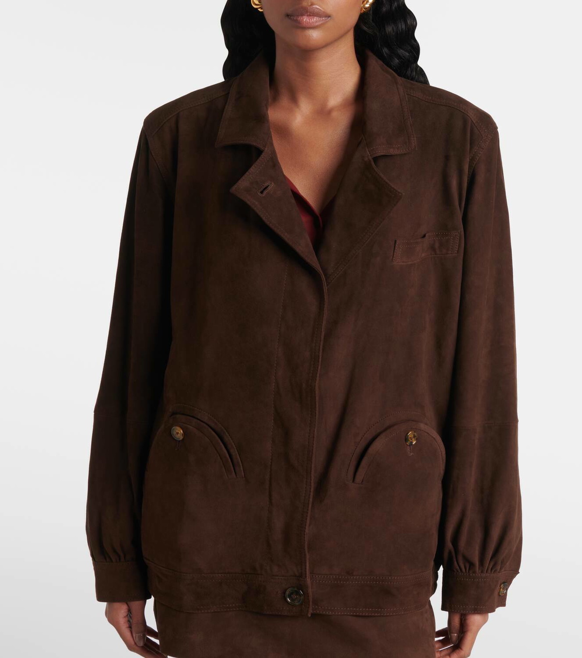 Blazé Milano Cleo suede bomber jacket Blaze Milano