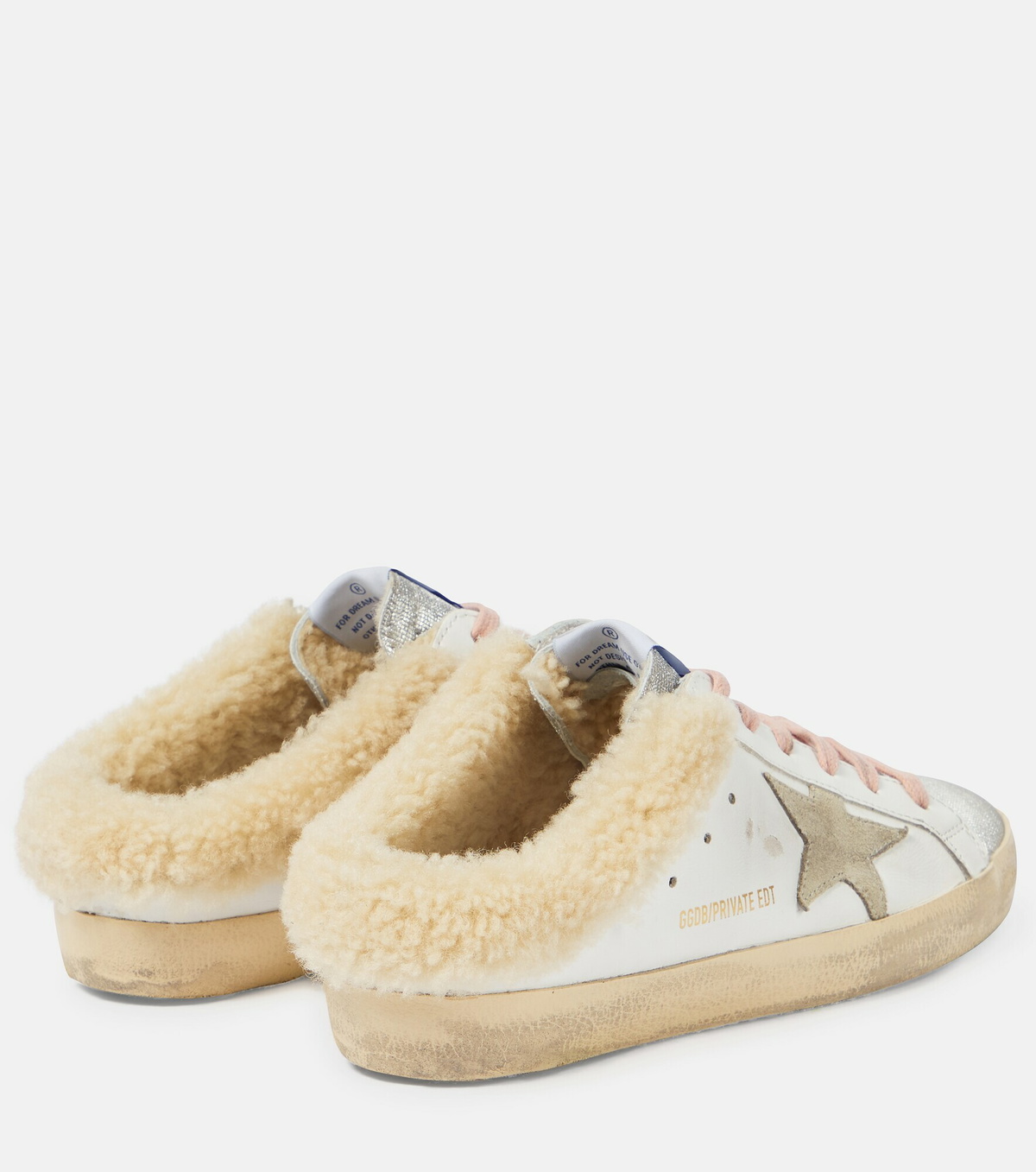 Golden Goose - Super-Star shearling-lined sneakers Golden Goose Deluxe ...