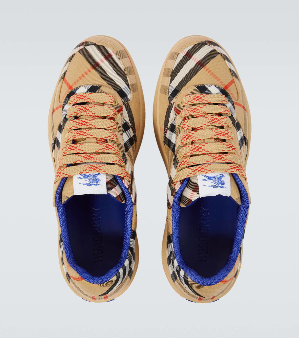 Burberry Burberry Check canvas sneakers Burberry
