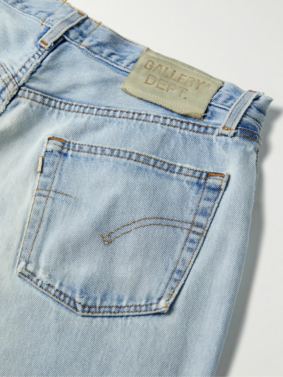 Gallery Dept. - Ken Slim-Fit Panelled Distressed Jeans - Blue Gallery Dept.
