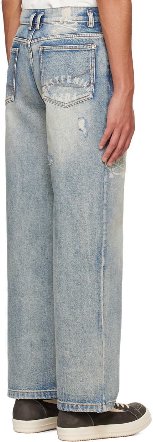 mastermind JAPAN Blue C2H4 Edition Totem Laser Jeans mastermind JAPAN