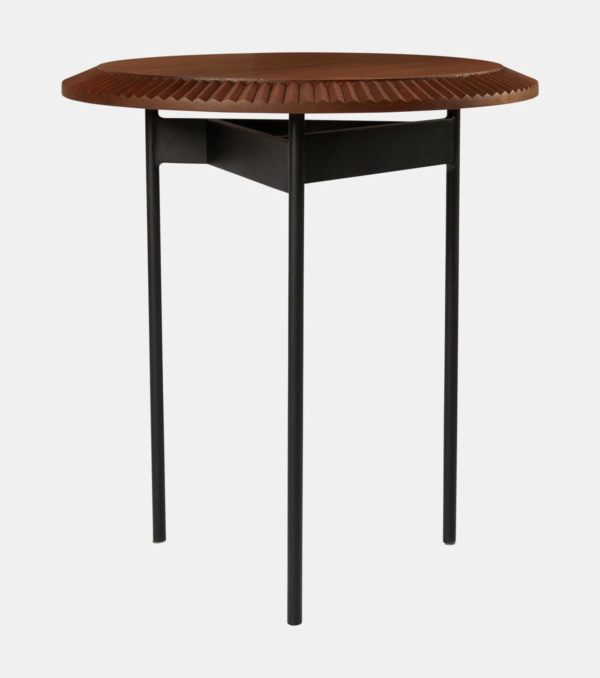 Zanat Piano Small walnut side table by Ludovica and Roberto Palomba Zanat