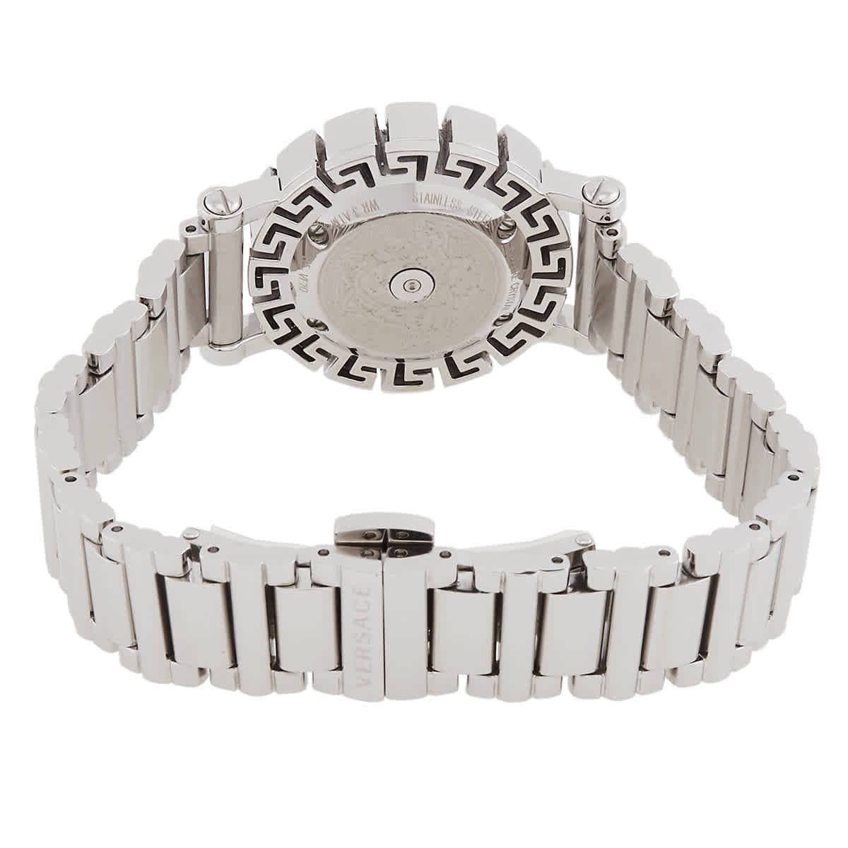 Versace Greca Glam Quartz Silver Dial Ladies Watch VE2Q00322 Versace