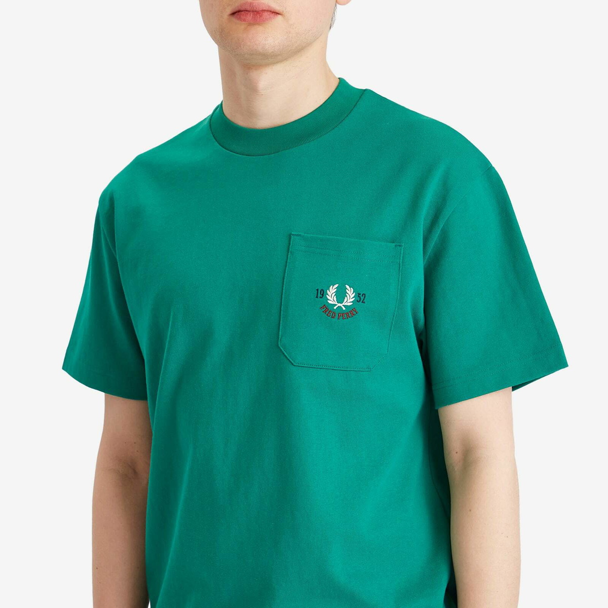 Fred Perry Men's Relaxed 1952 T-Shirt in Label Green Fred Perry