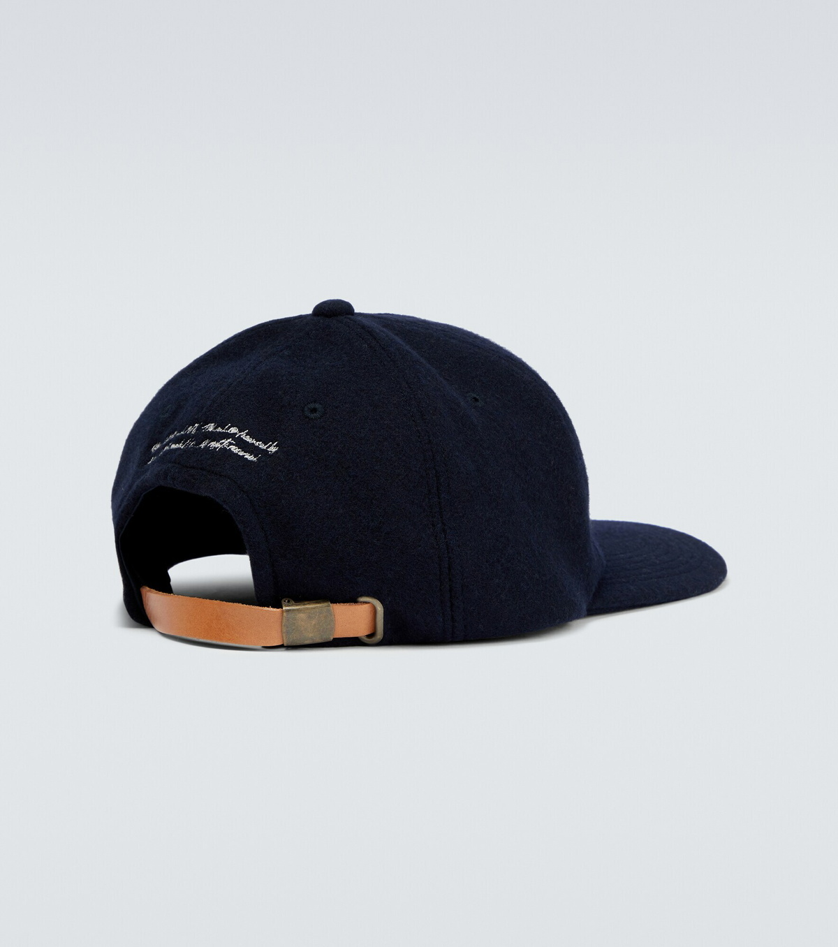 Undercover - Embroidered wool-blend baseball cap Undercover