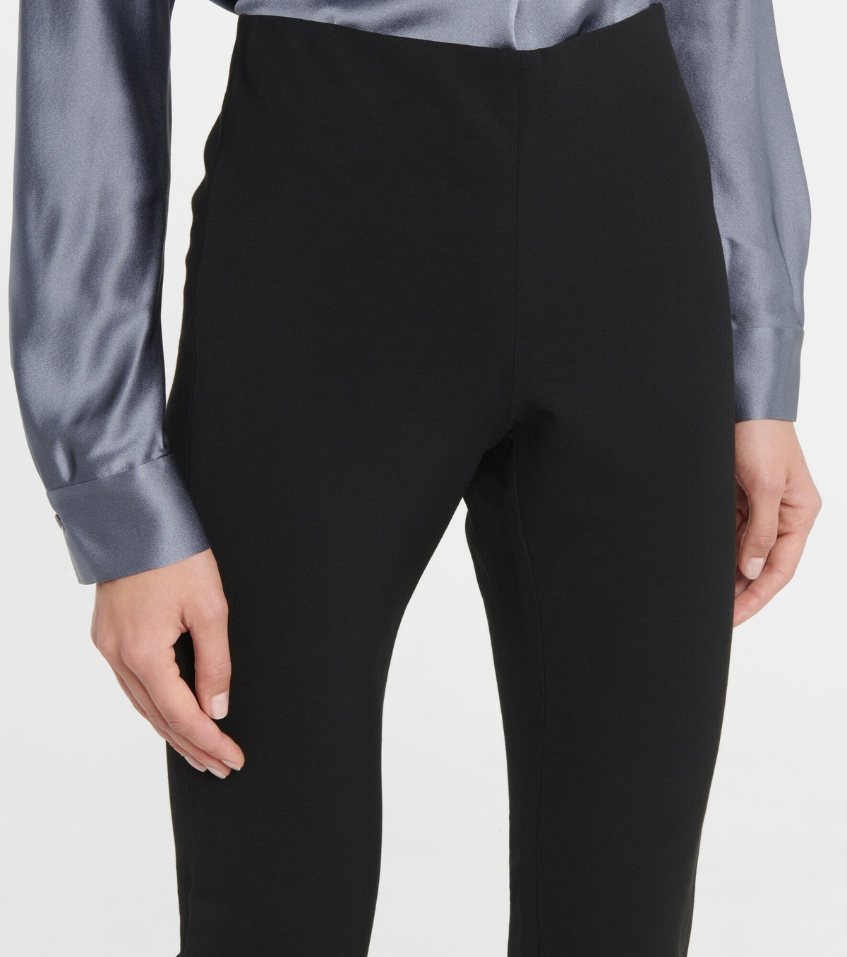 Vince - Mid-rise cropped kick-flare pants Vince