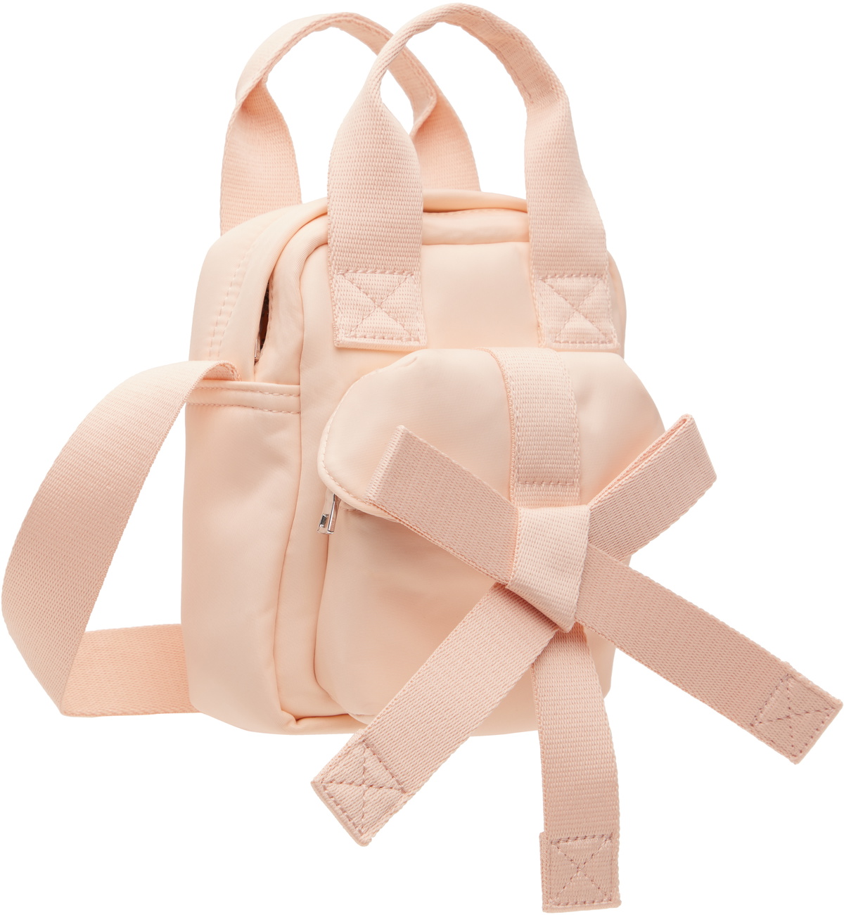 Simone Rocha Pink Beaded Mini Classic Bow Crossbody Bag Simone Rocha
