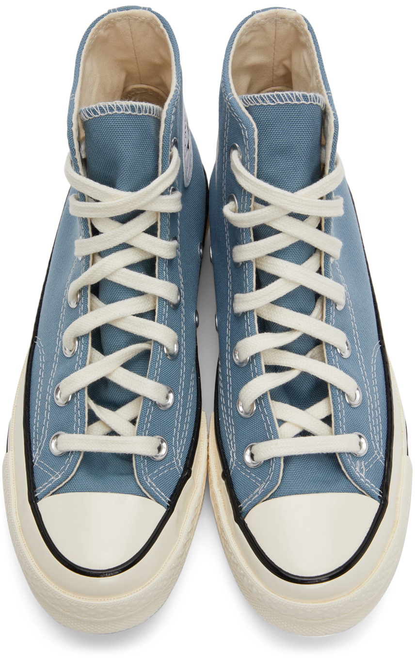 Converse Blue Recycled Canvas Chuck 70 Hi Sneakers Converse