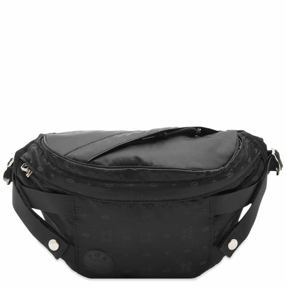 Porter-Yoshida & Co. Monogram Waist Bag in Black Porter-Yoshida & Co.