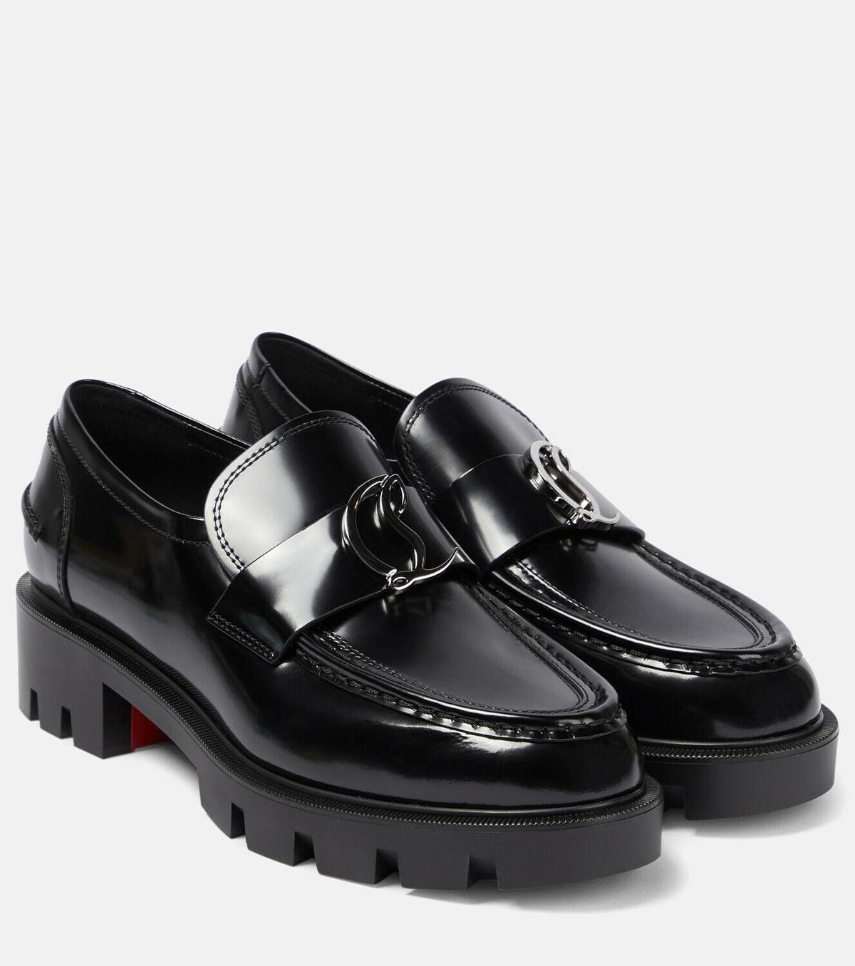 Christian Louboutin - CL Moc Lug leather loafers Christian Louboutin