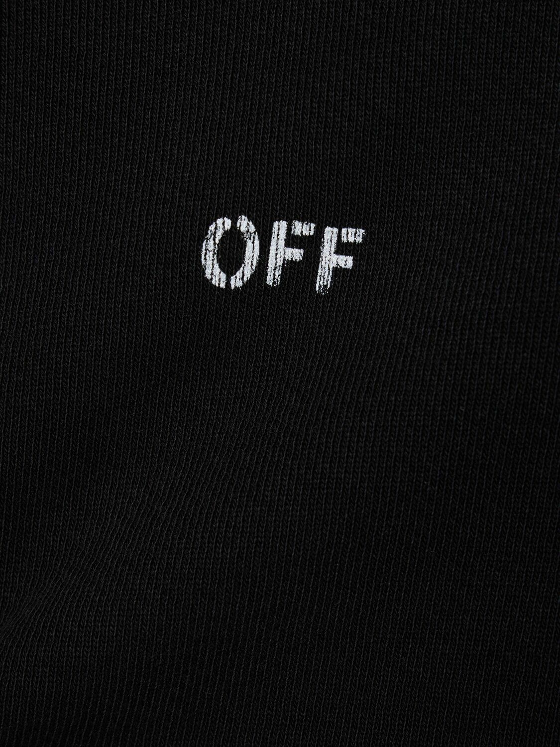 OFF-WHITE Off Stamp Skate Cotton Sweatshirt Off-White