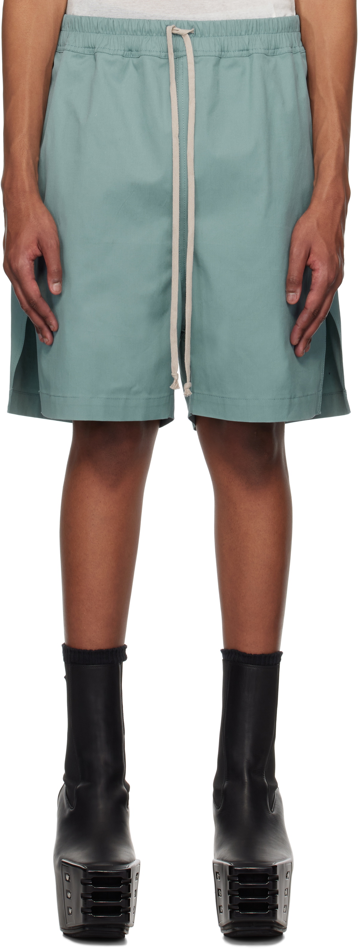 Rick Owens Blue Hollywood Boxers Shorts Rick Owens