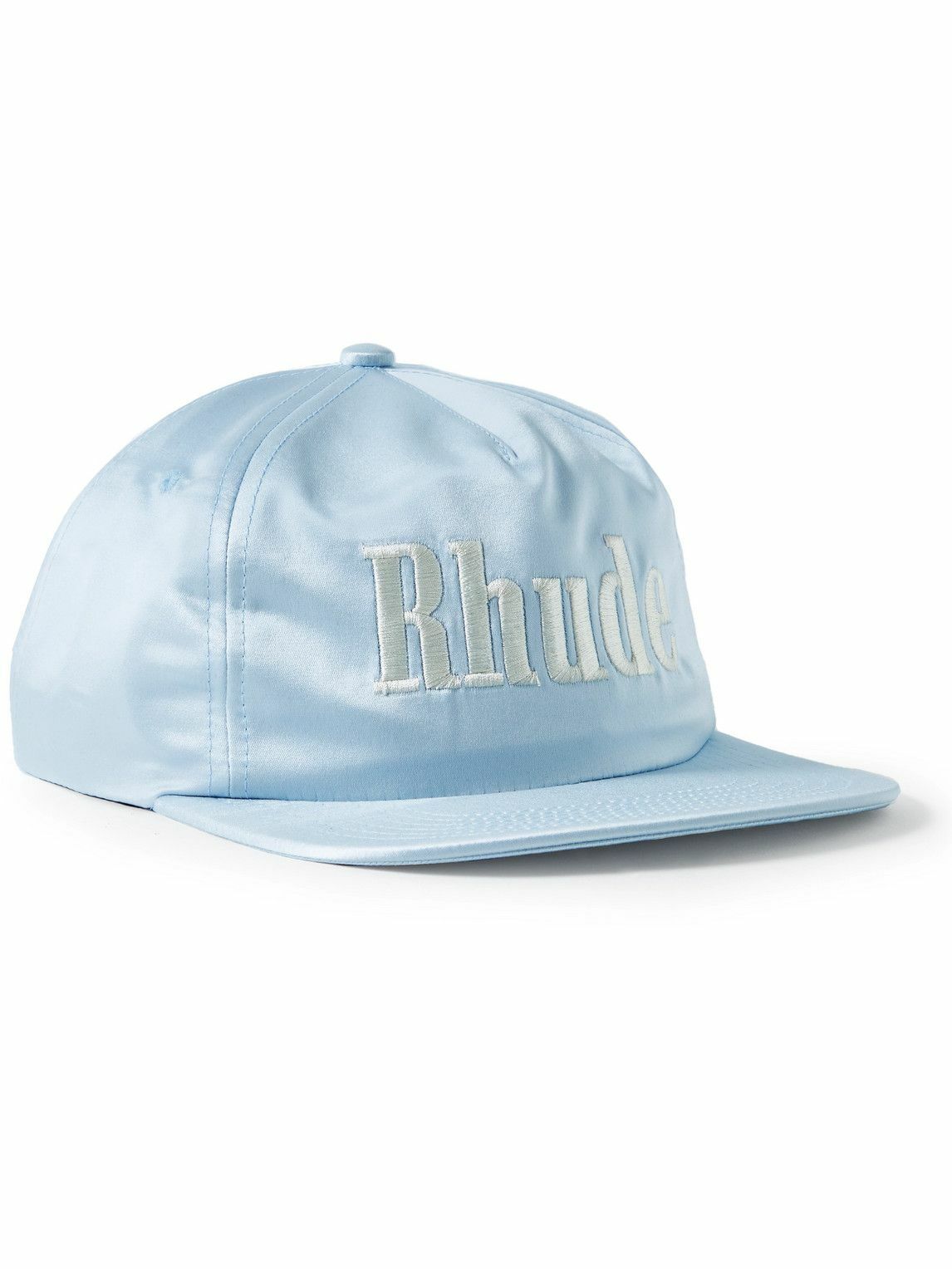 Rhude - Logo-Embroidered Satin Trucker Cap Rhude