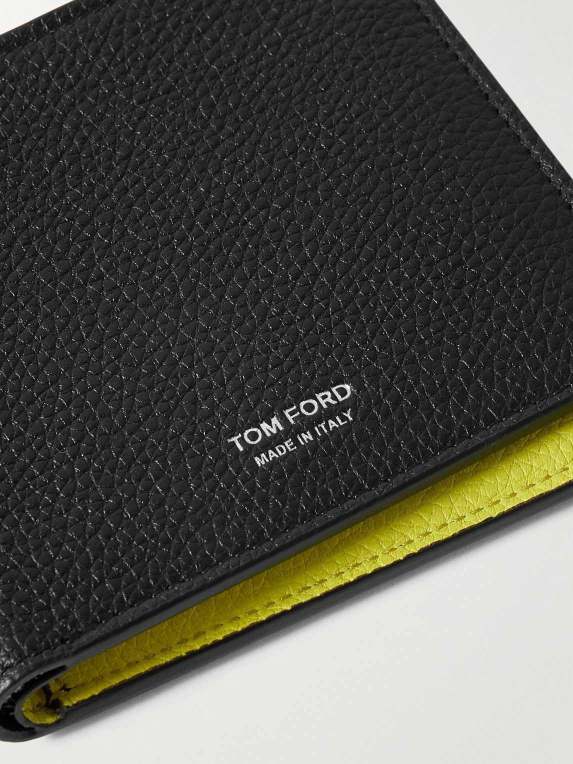 TOM FORD - Full-Grain Leather Billfold Wallet TOM FORD