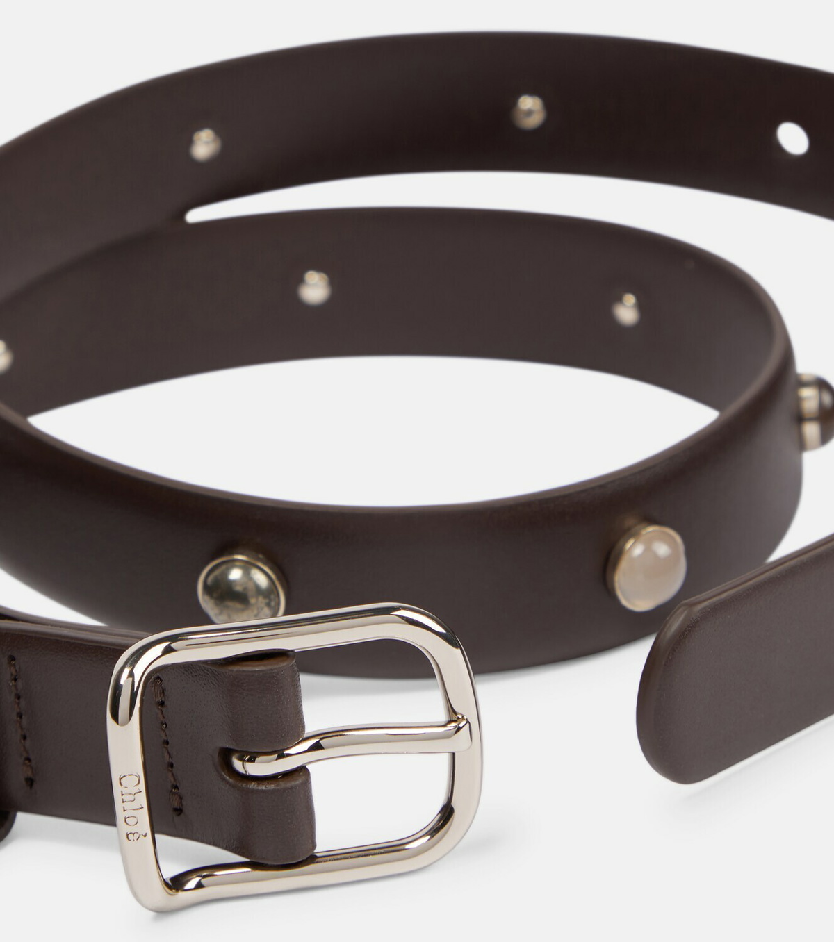 Chloe - Embellished leather belt Chloe